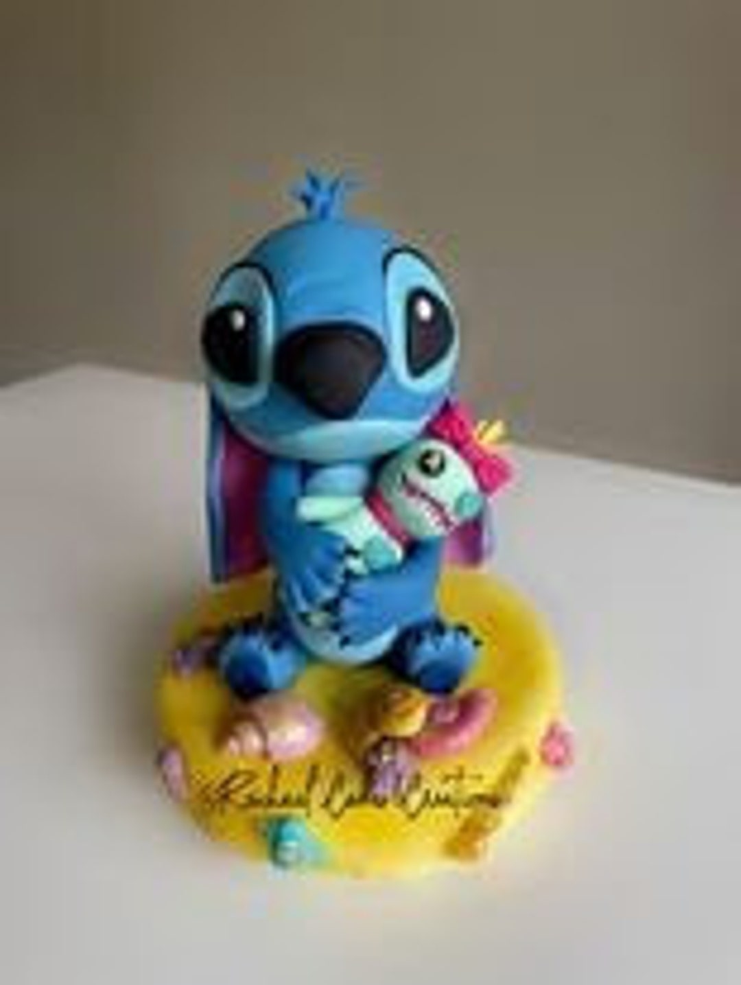 Edible Stitch Cake Topper - Etsy