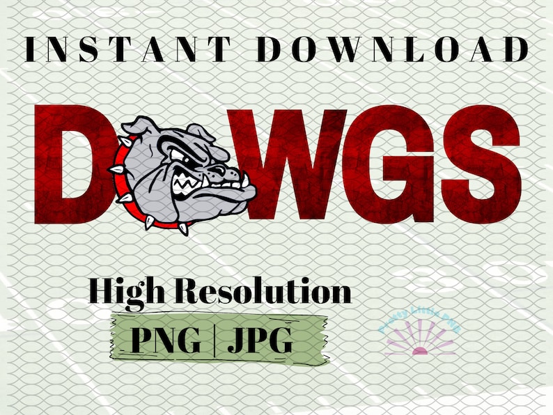 Dawg Nation UGA Georgia Bulldogs PNG Sublimation Print - Etsy