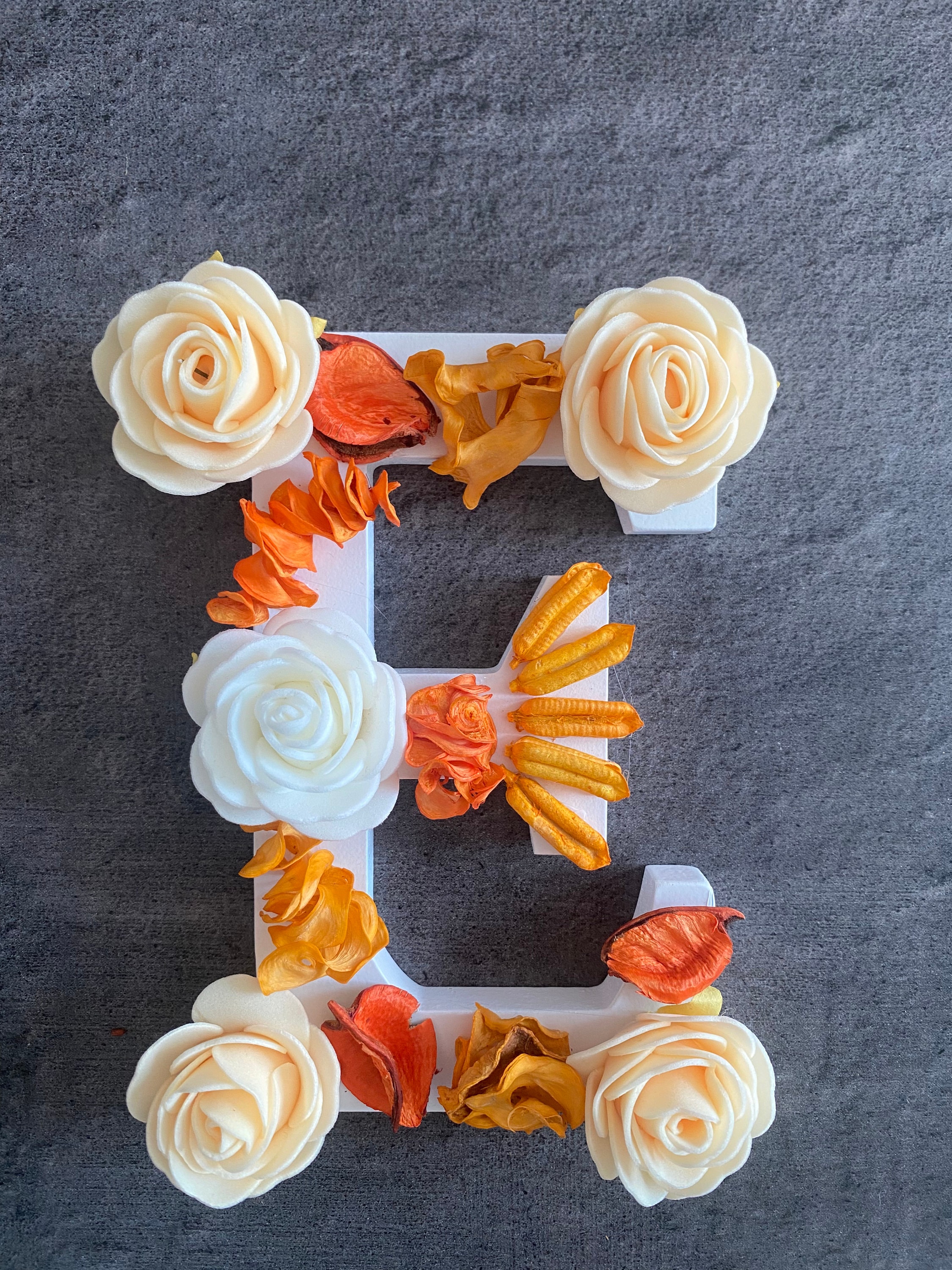 Flowery Letter - Etsy