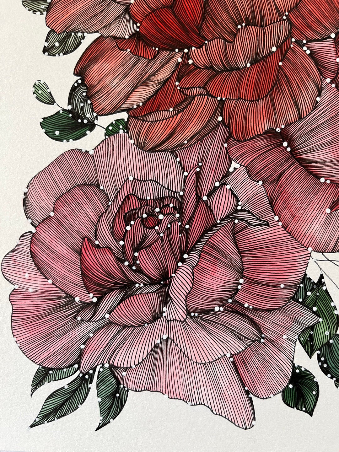 Floral Study 3 original Artwork - Etsy