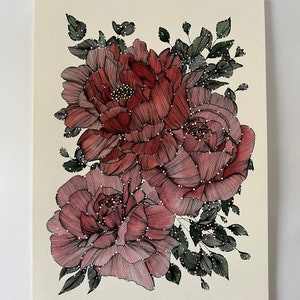 Floral Study 3 original Artwork - Etsy