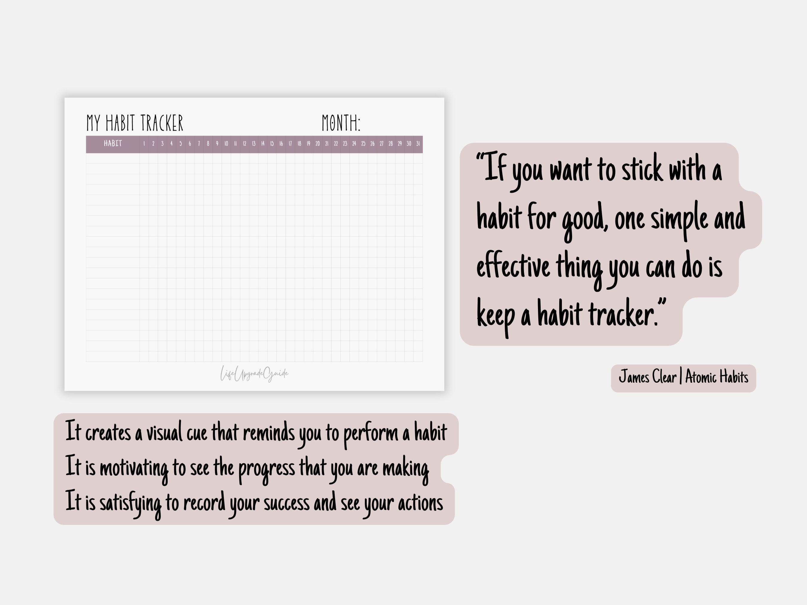 Habit Tracker, Build Good Habits & Break Bad Habits - Etsy