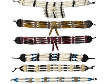 Mens Native American Bone Necklace - Etsy