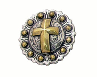 Screw Back Concho - Etsy