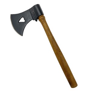 Heart Cut Tomahawk 13 Medieval Style Throwing Tomahawk Black Finish Axe ...