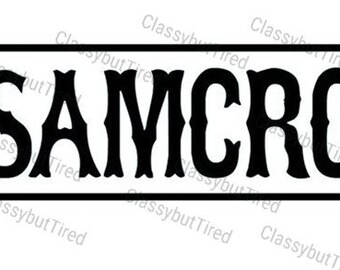 Samcro Png - Etsy