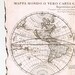 1674 Map of the World by Giacomo Giovanni Rossi, Old World Map 1674 ...