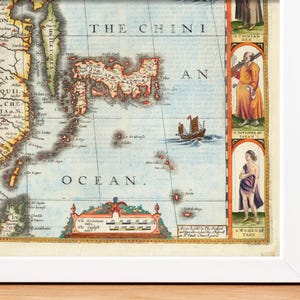 Old Map of China, 1626 the Kingdome of China, Vintage Old Map, the ...