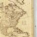 Vintage Map of North America 1795, General Map of North America Drawn ...