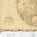 Vintage Map of North America 1795, General Map of North America Drawn ...
