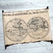 World Historical Map (1612) Scroll, Old World Map, Vintage World Map on ...