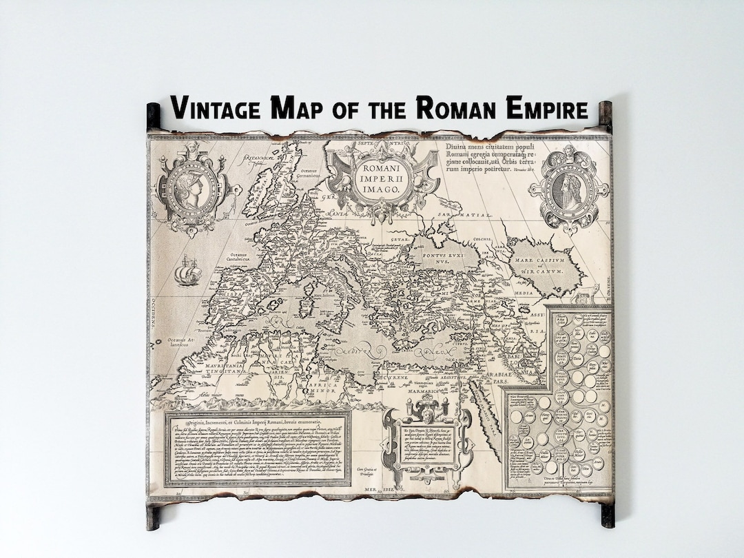 Map of the Roman Empire, 17th Century, Ancient Roman Empire Map Romani ...