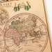 1765 Map of the World, Old World Map, Vintage Double Hemisphere World ...