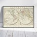 Map of the World 1794. by Cartographer Samuel Dunn, Geography or ...