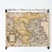 1584 Map of Greece and the Aegean Sea by Abraham Ortelius on Handmade ...