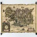 1635 Map of Iceland, Vintage Iceland Map, 17th Century Map by Willem Janszoon Blaeu, Tabula ...