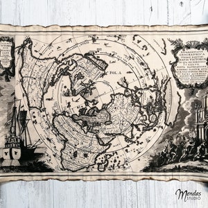 Map of Magellan's Voyage Around the World in 1522, World Map Shows ...
