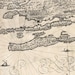 1650 Old Map of Dalmatia & Croatia on Handmade Scroll, Atlantis Majoris ...