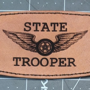 State Trooper Leather Patch Trucker Hat florida Highway Patrol - Etsy