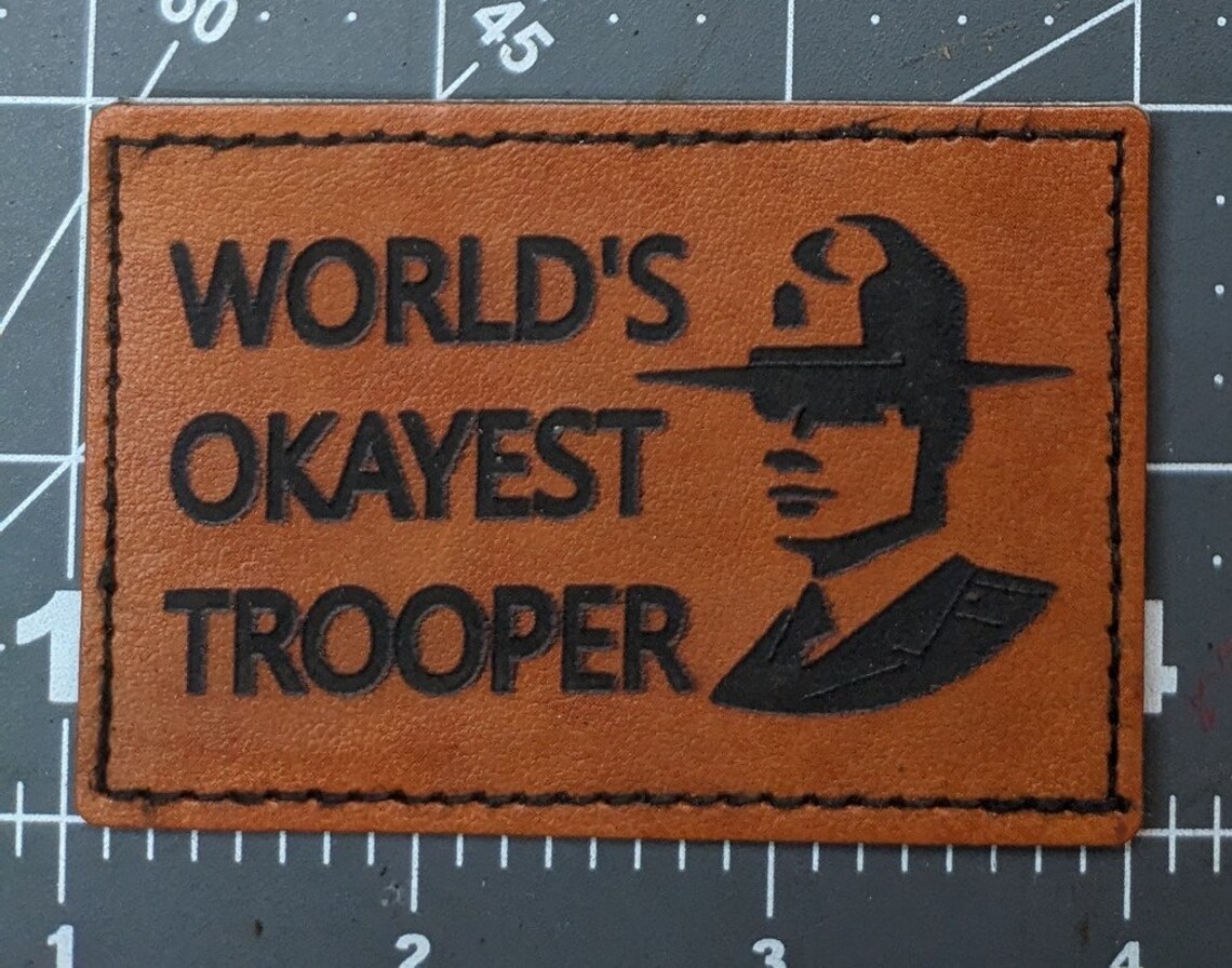 State Trooper Leather Patch Trucker Hat florida Highway Patrol - Etsy