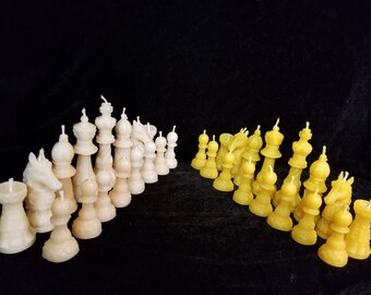 Candle Chess Set - Etsy