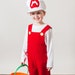 Fire Mario Costume 4-piece Set, Mario Bros Costume, Bubble Mario, Mario ...