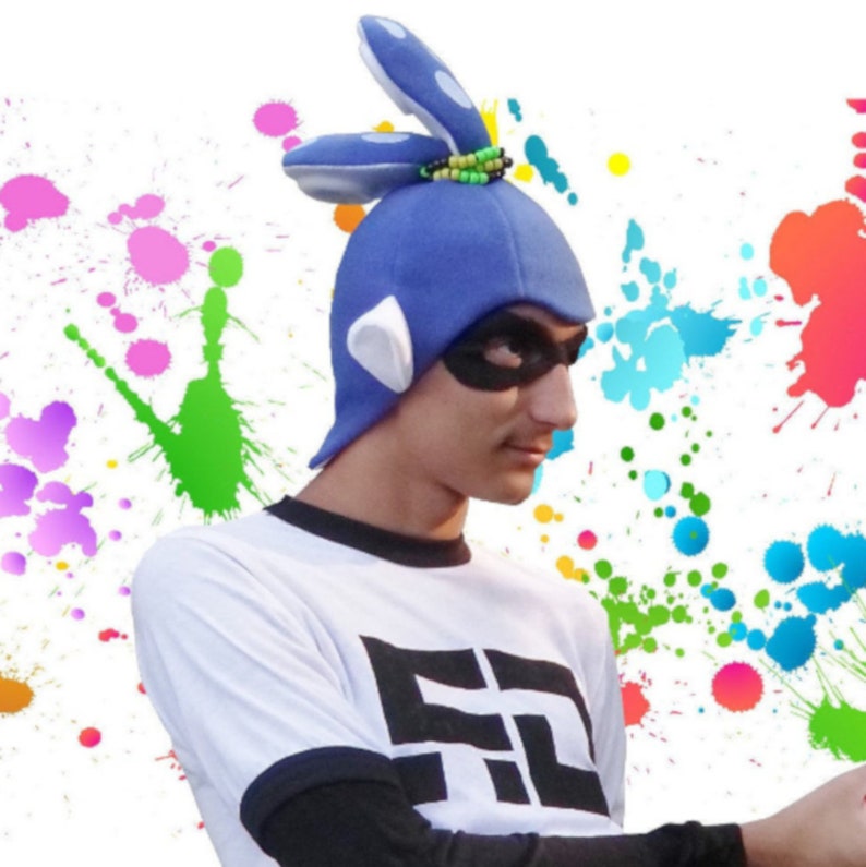 Splatoon Inkling Boy Hat, Cosplay Costume Headpiece, Splatoon Birthday ...