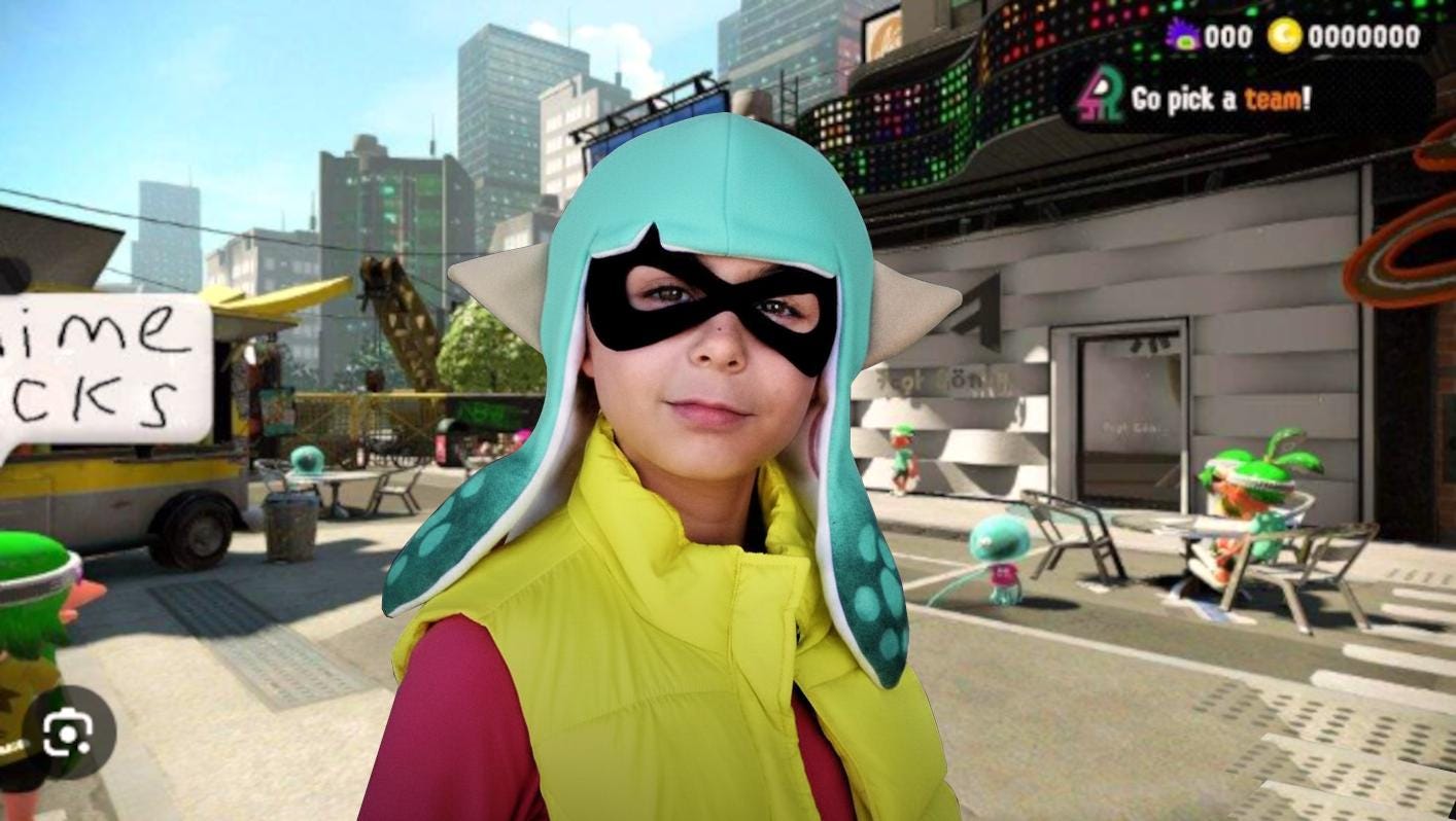 Splatoon 2 Hat, Splatoon Cosplay, Squid Kids Headpiece, Inkling Girl ...