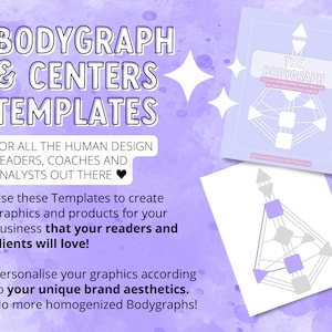 Human Design Bodygraph Template, Gene Keys, Social Media Template for ...