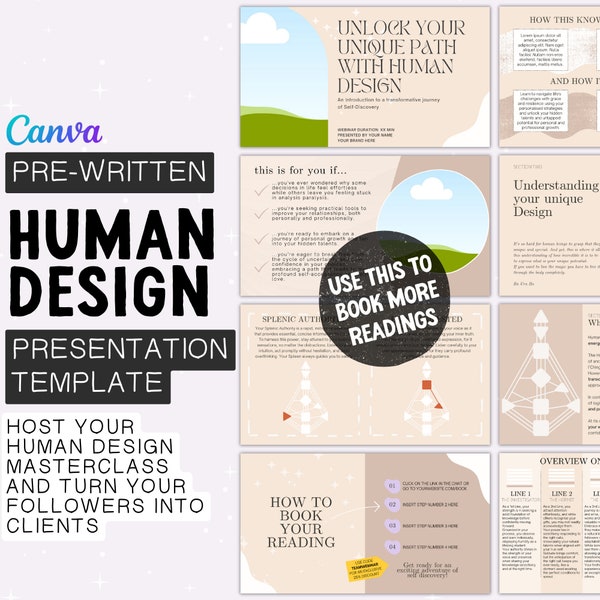Human Design Guide Template - Etsy Human Design Guide Template - Etsy