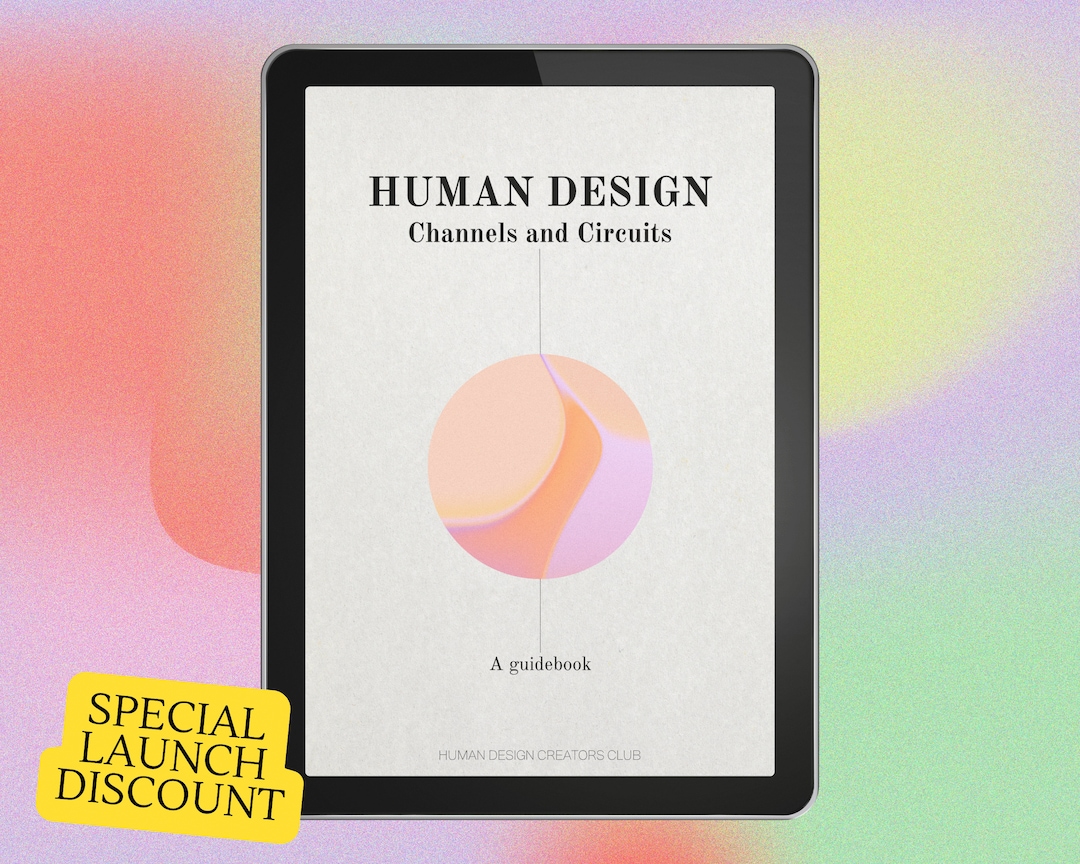 Human Design Guidebook Human Design Channels and Circuits - Etsy