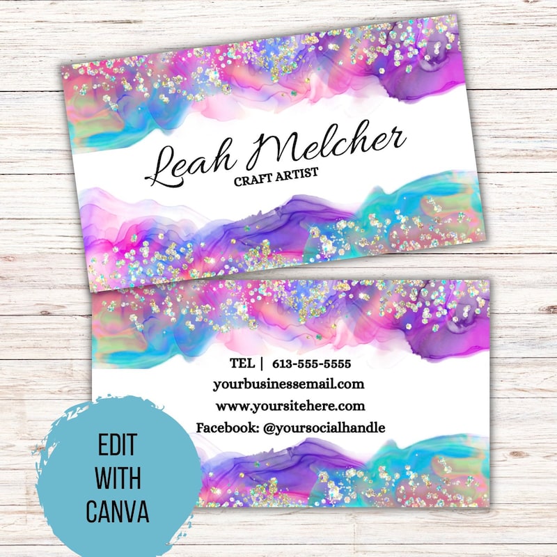 Business Card Template - Etsy