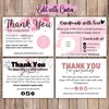 Small Business Thank You Cards Thank You for Your Order Package Inserts ...