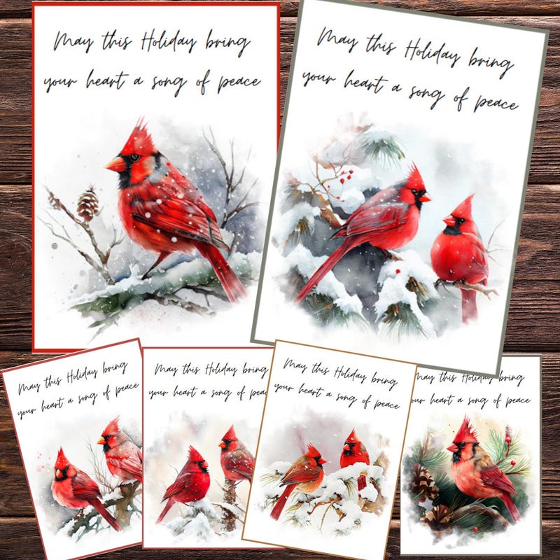 Cardinal Printable - Etsy