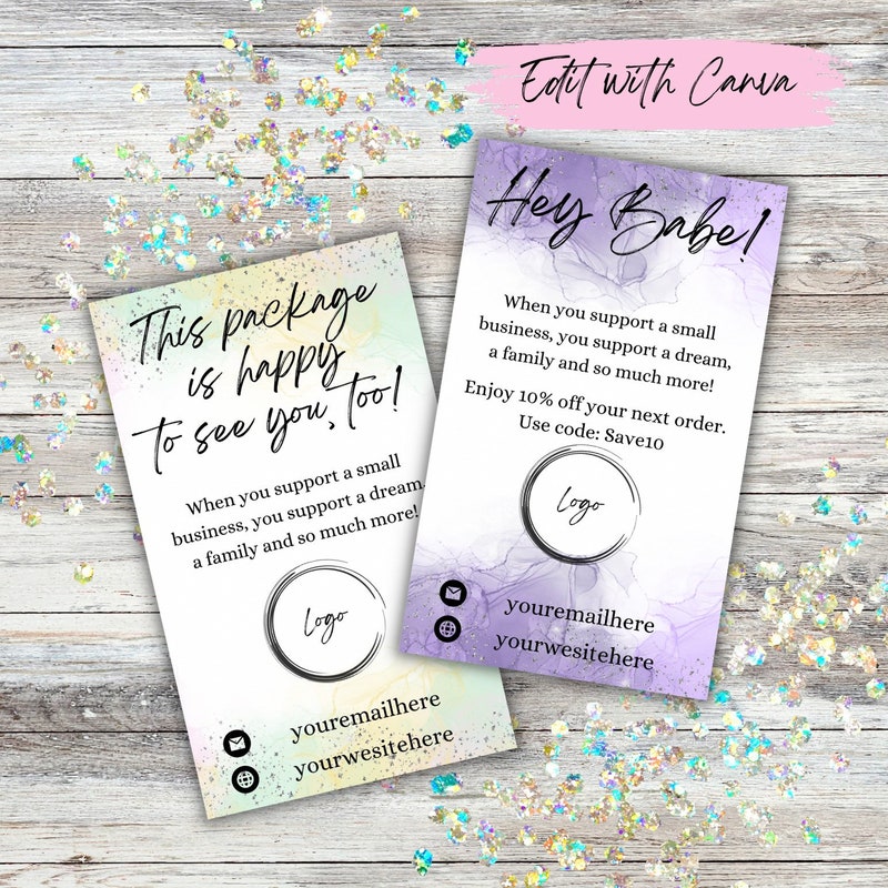 Package Insert - Etsy