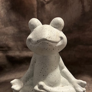 Latex Meditating Frog Concrete or Plaster Mold - Etsy