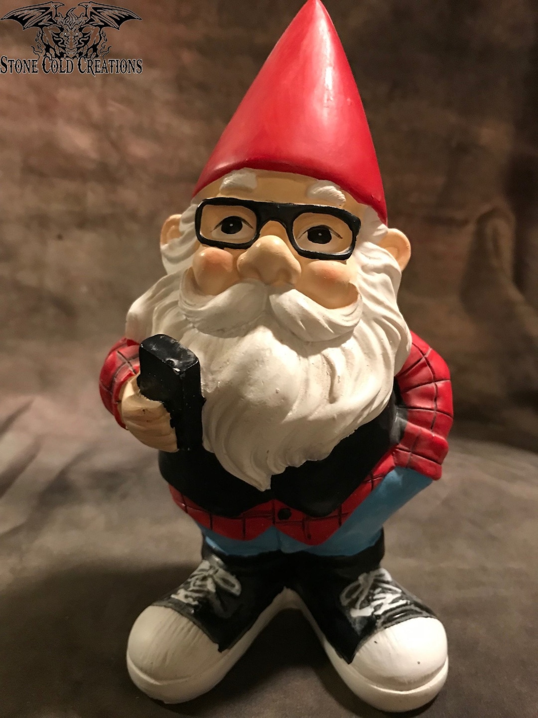 Latex Cell Phone Gnome Concrete or Plaster Mold - Etsy