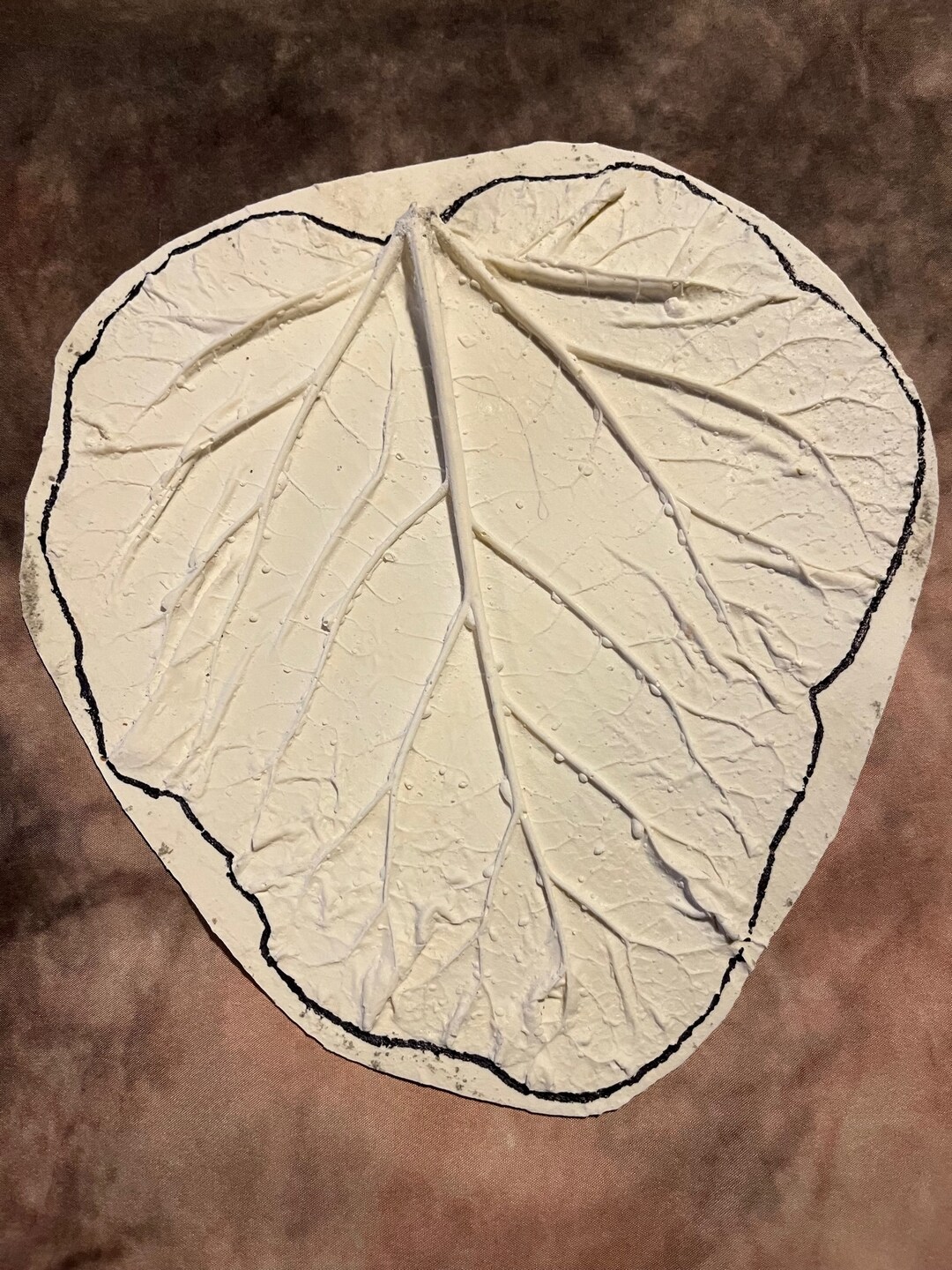 Latex Leaf Skin Concrete or Plaster Mold - Etsy