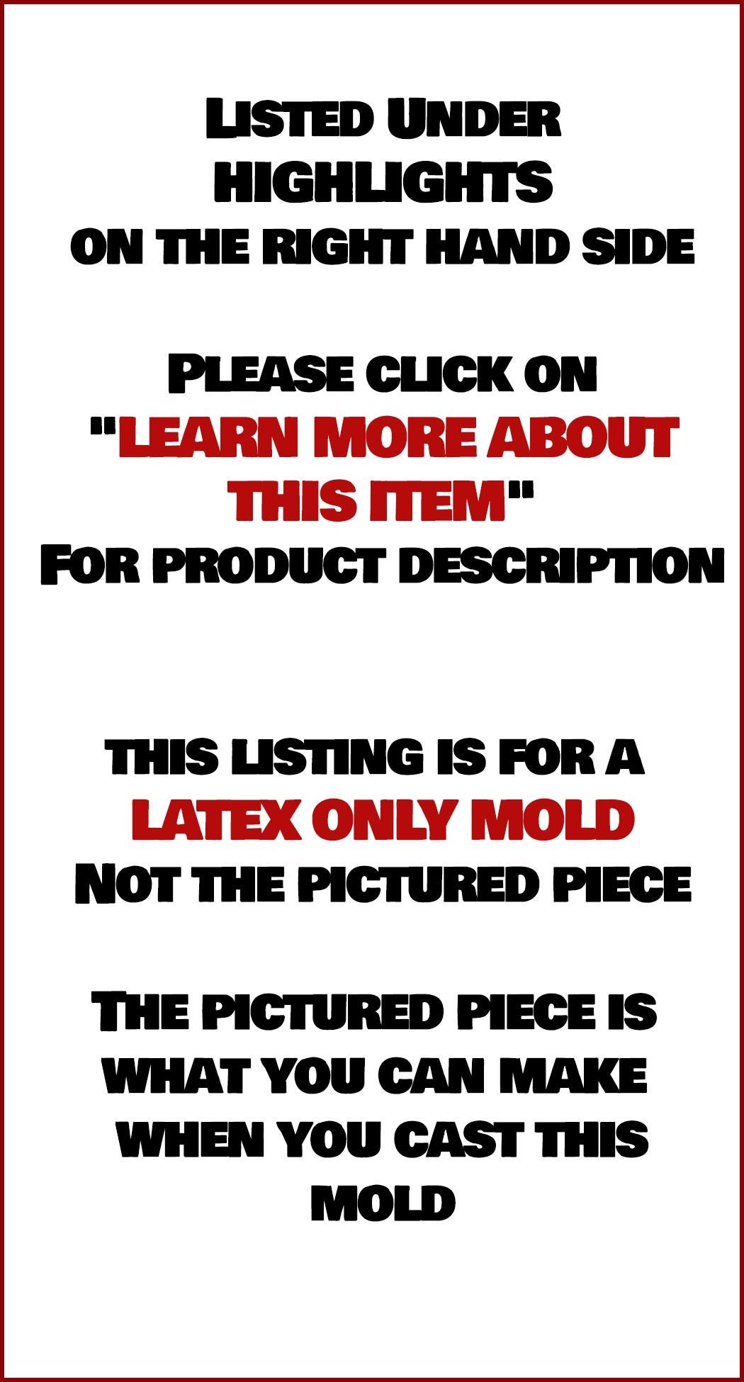 Latex Large Snail Concrete or Plaster Mold - TOP SELLER - Etsy