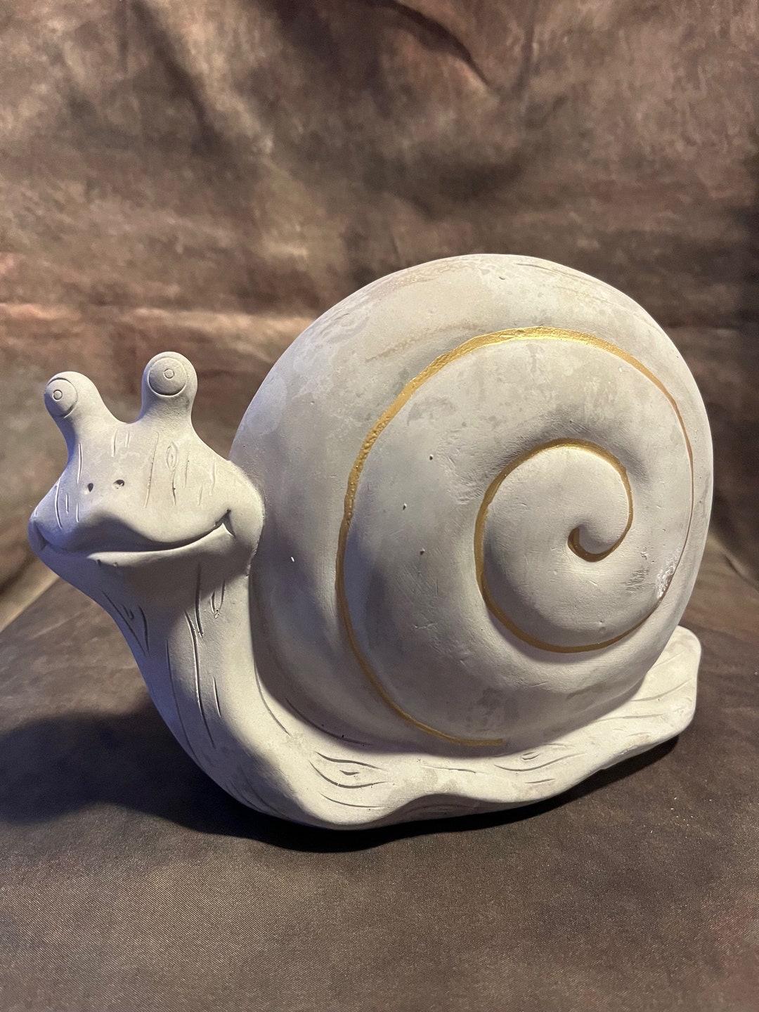 Latex Large Snail Concrete or Plaster Mold - Etsy