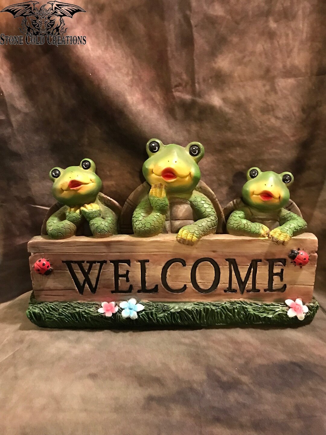 Latex Large Welcome Turtles Concrete or Plaster Mold - Etsy