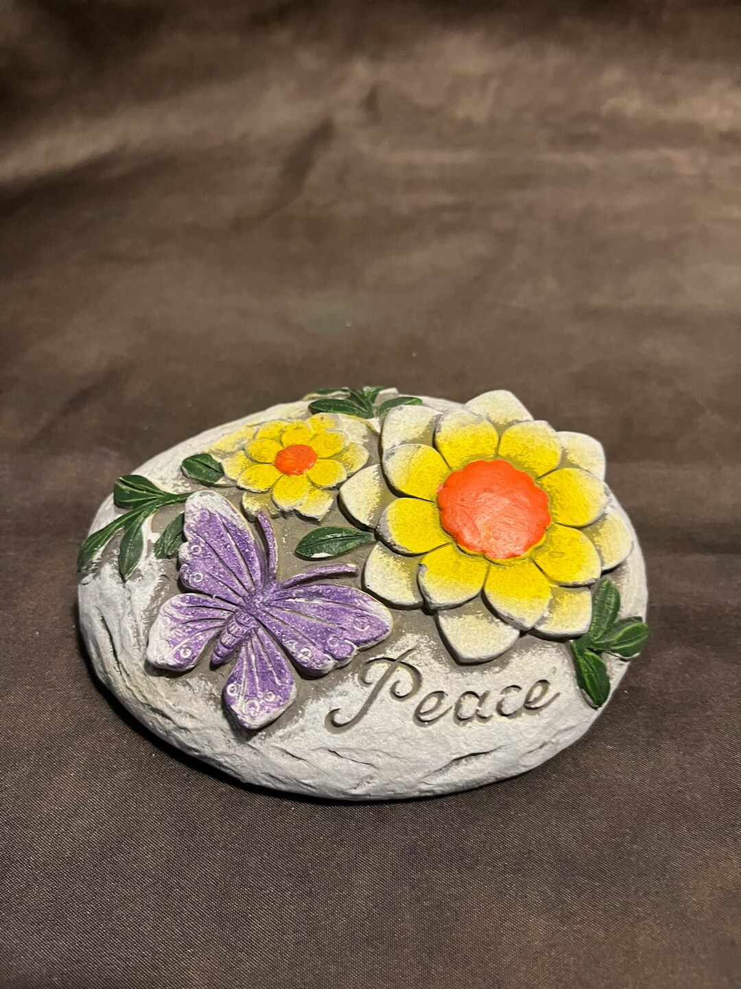 Latex Butterfly Peace Garden Stone Concrete or Plaster Mold - Etsy