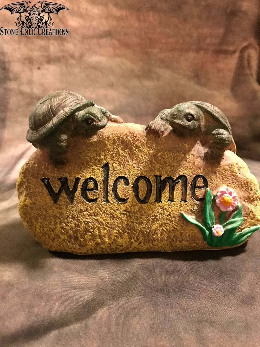 Latex Welcome Turtles Concrete or Plaster Mold - Etsy