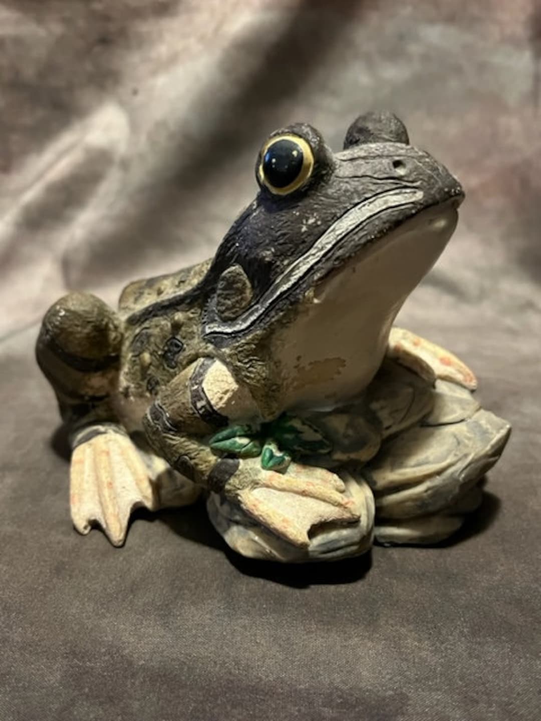 Latex Frog on Rocks Concrete or Plaster Animal Mold - Etsy