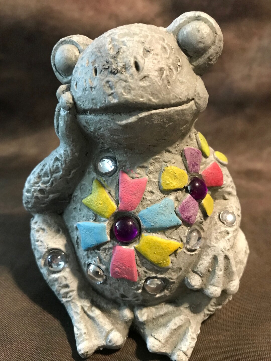 Latex Gem Sitting Frog Concrete or Plaster Animal Mold- Latex Mold - Etsy