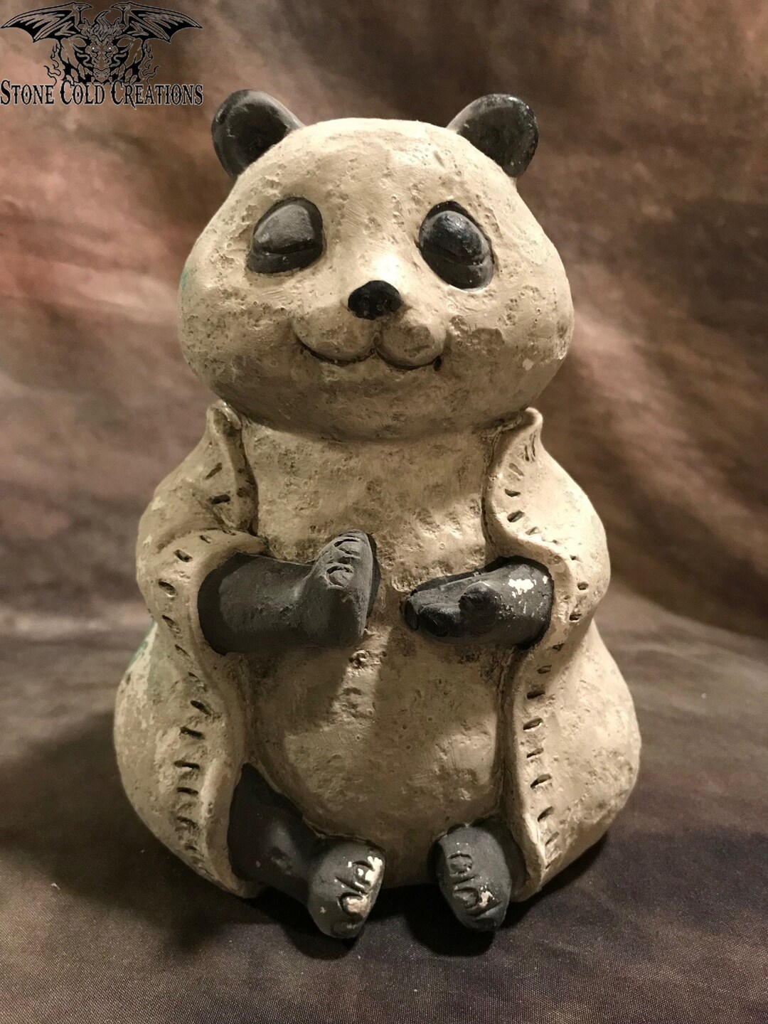 Latex Panda Buddha Concrete or Plaster Mold - Etsy