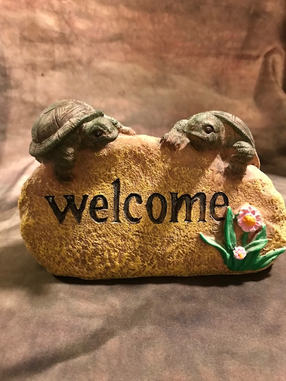Latex Welcome Turtles Concrete or Plaster Mold - Etsy