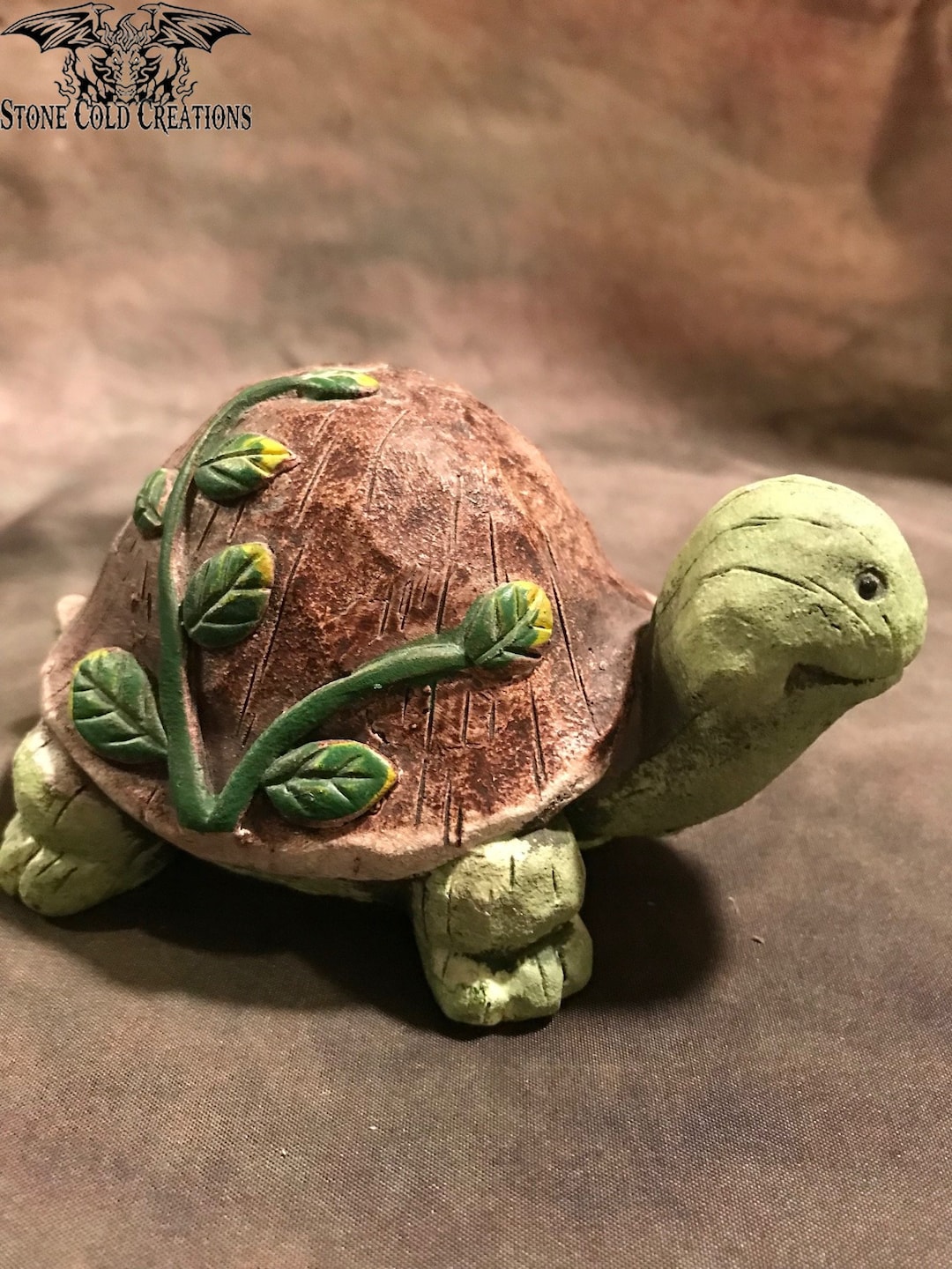 Latex Floral Turtle Concrete or Plaster Mold - Etsy