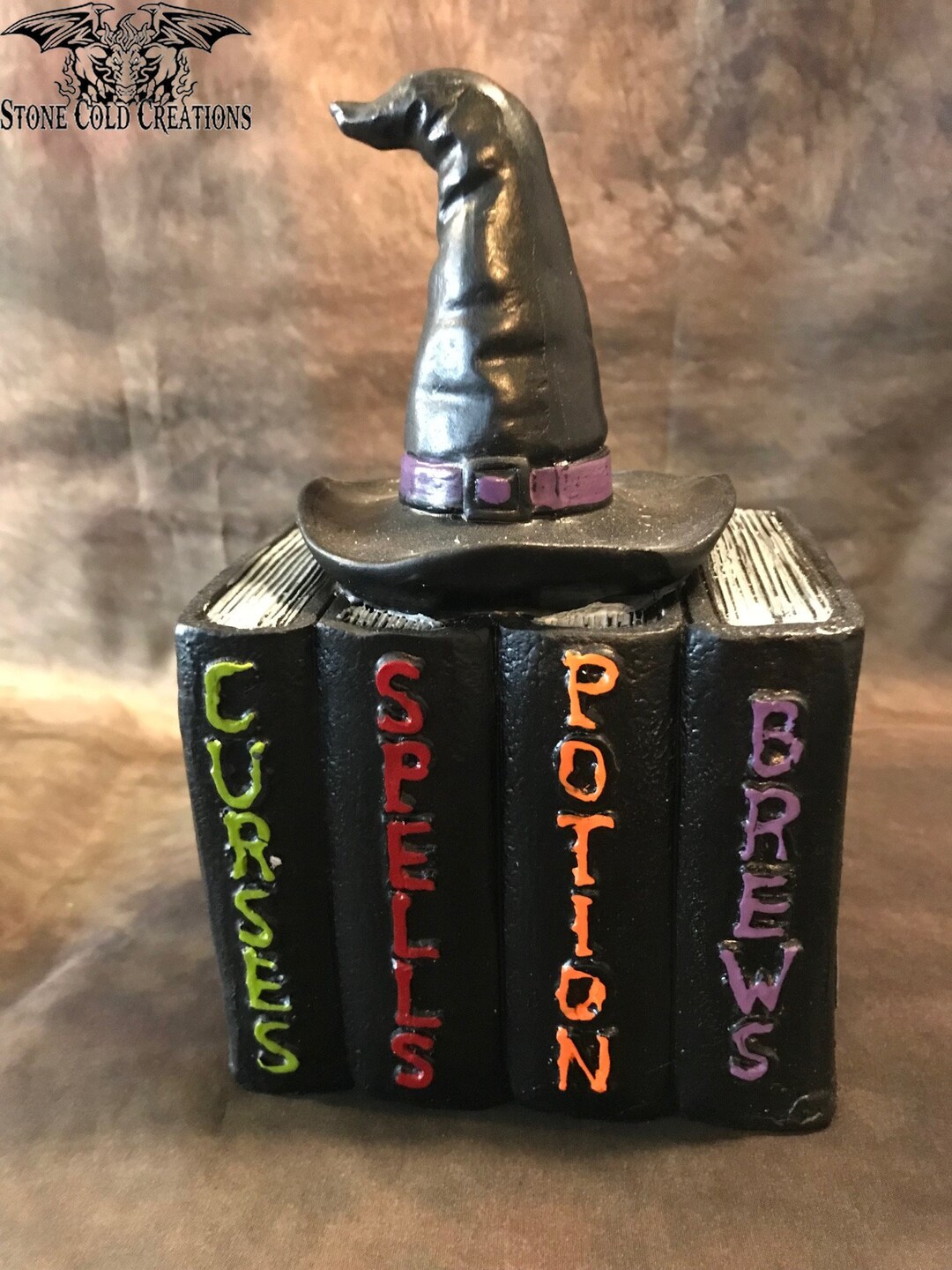 Latex Witch Books Concrete or Plaster Fantasy Mold- Latex Mold - Etsy