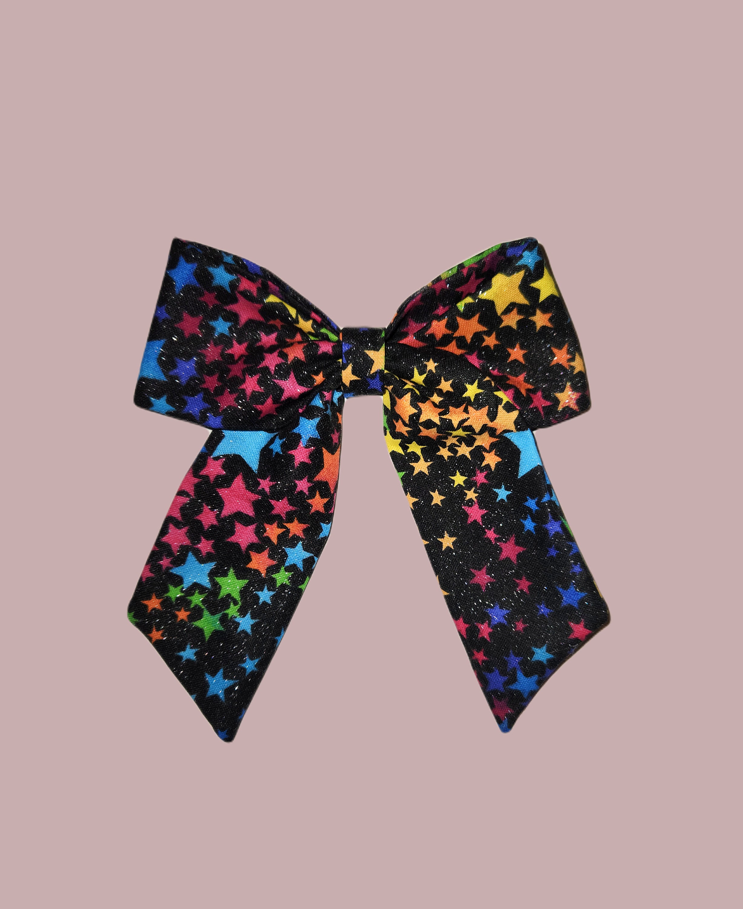 Rainbow Star Hair Bow, Star Hair Bows, Star Hair Bows - Etsy